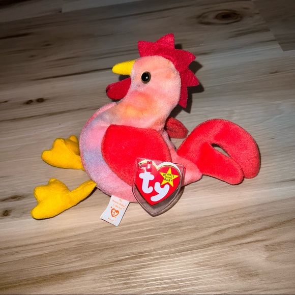 Ty | Other | Ty Beanie Babies Strut The Rooster | Poshmark